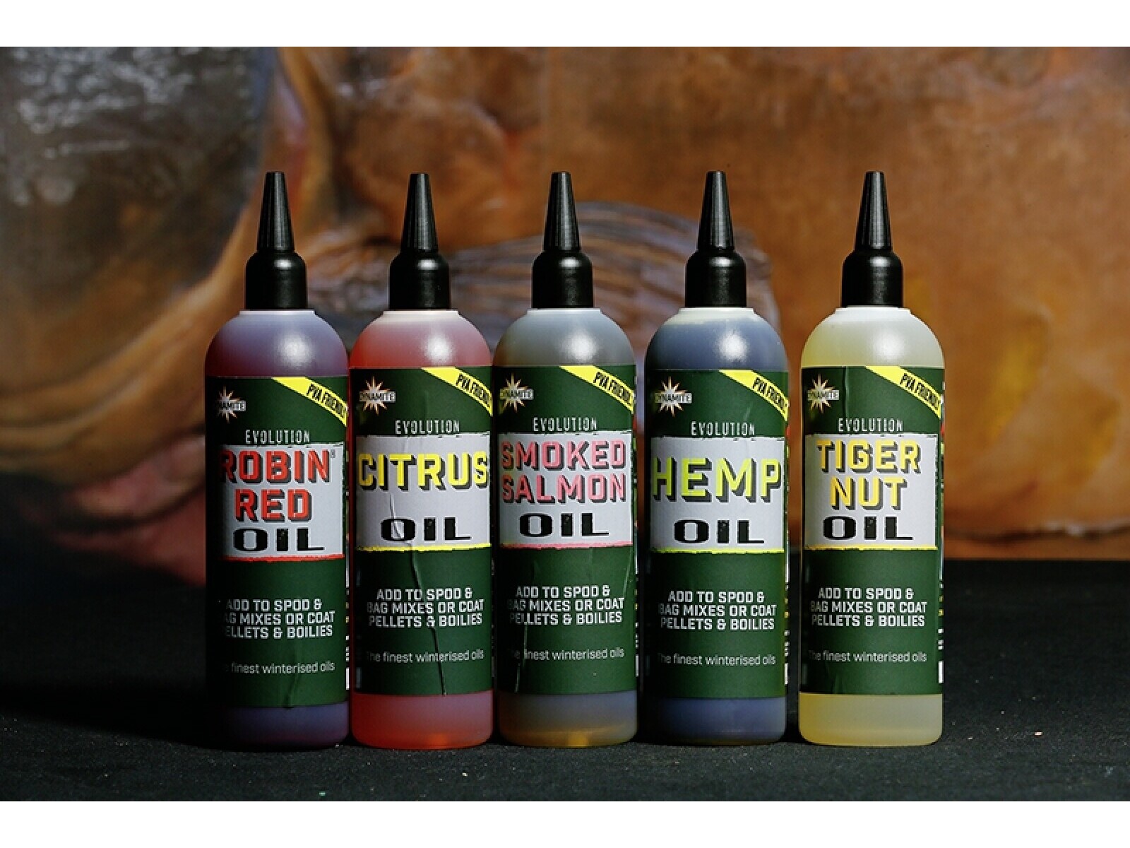 Dynamite Baits Evolution Oils | robin Red | Hemp | Tiger Nut | Salmon | Citrus