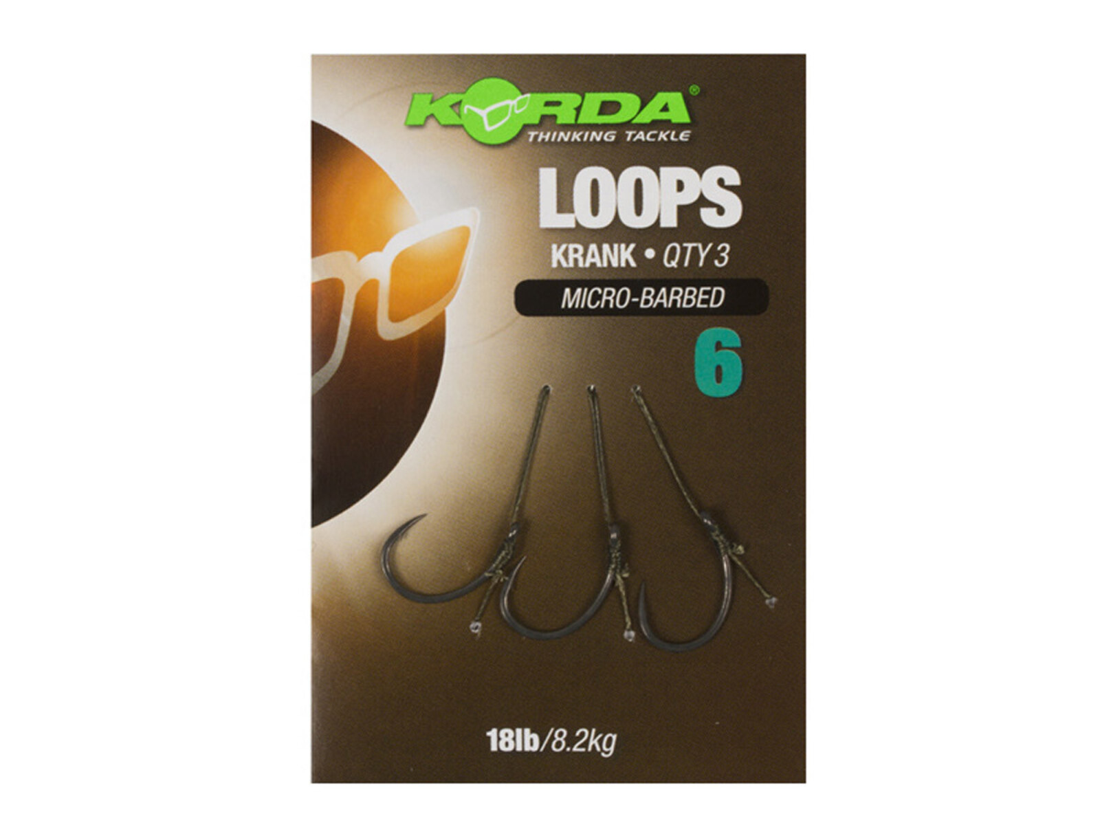 Korda Loop Rigs Krank | Hooks | 6 | 4 | 8