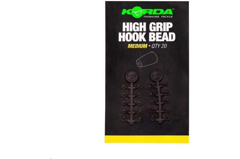 Korda High Grip Hook Bead Medium