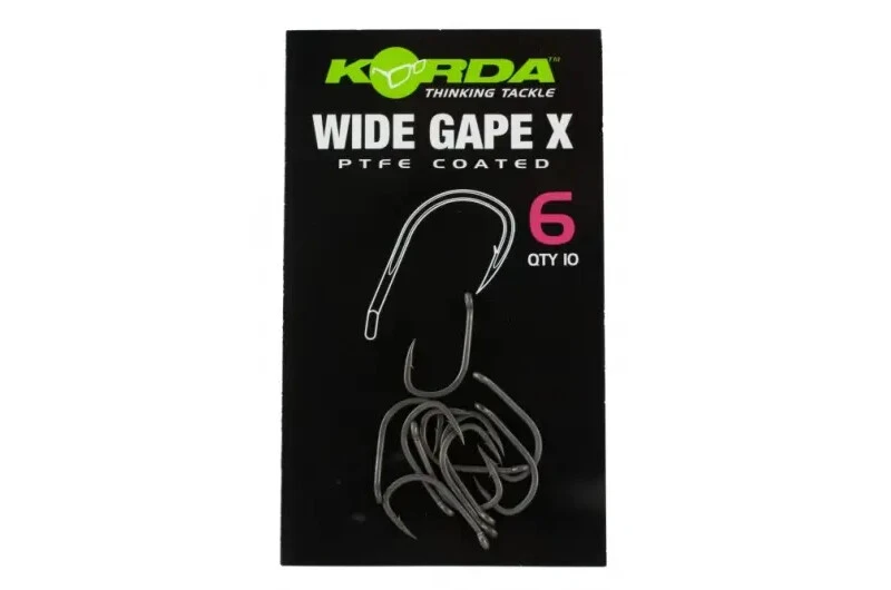 Korda | Wide | Gape | X | Carp | Fishing | Hooks